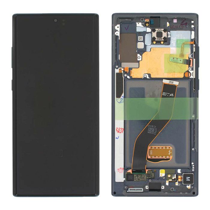 LCD SAMSUNG NOTE 10 PLUS, N975F, S OKVIROM, CRNI
